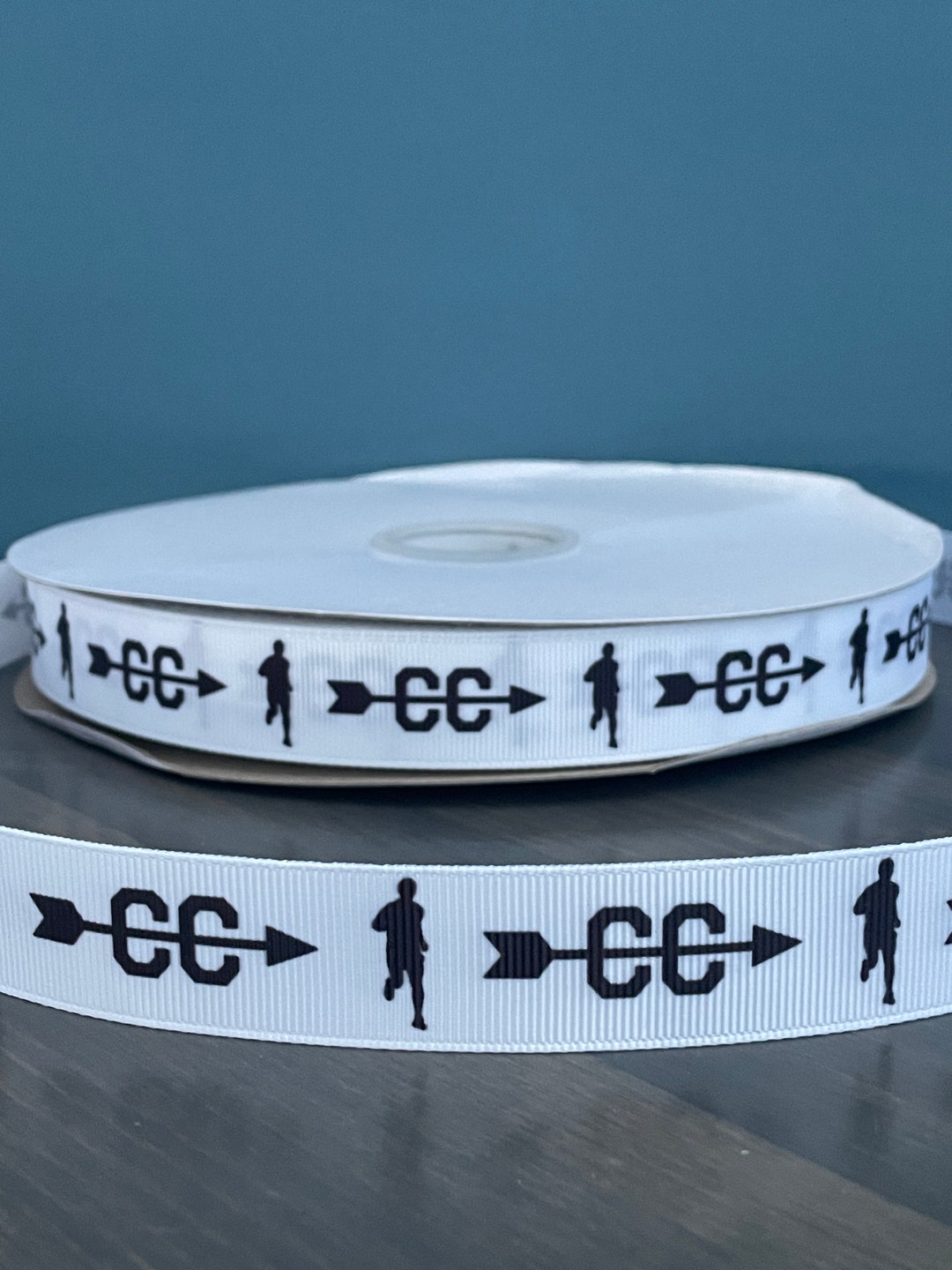 Boy Cross Country Ribbon, 7/8" Grosgrain Ribbon for Bows, Cross Country ...