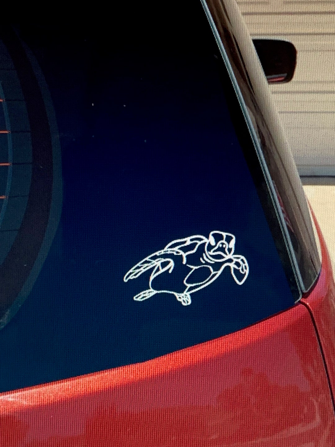 Honu Decal, Sea Turtle Sticker, Hawaiian Car Window Vinyl - Etsy