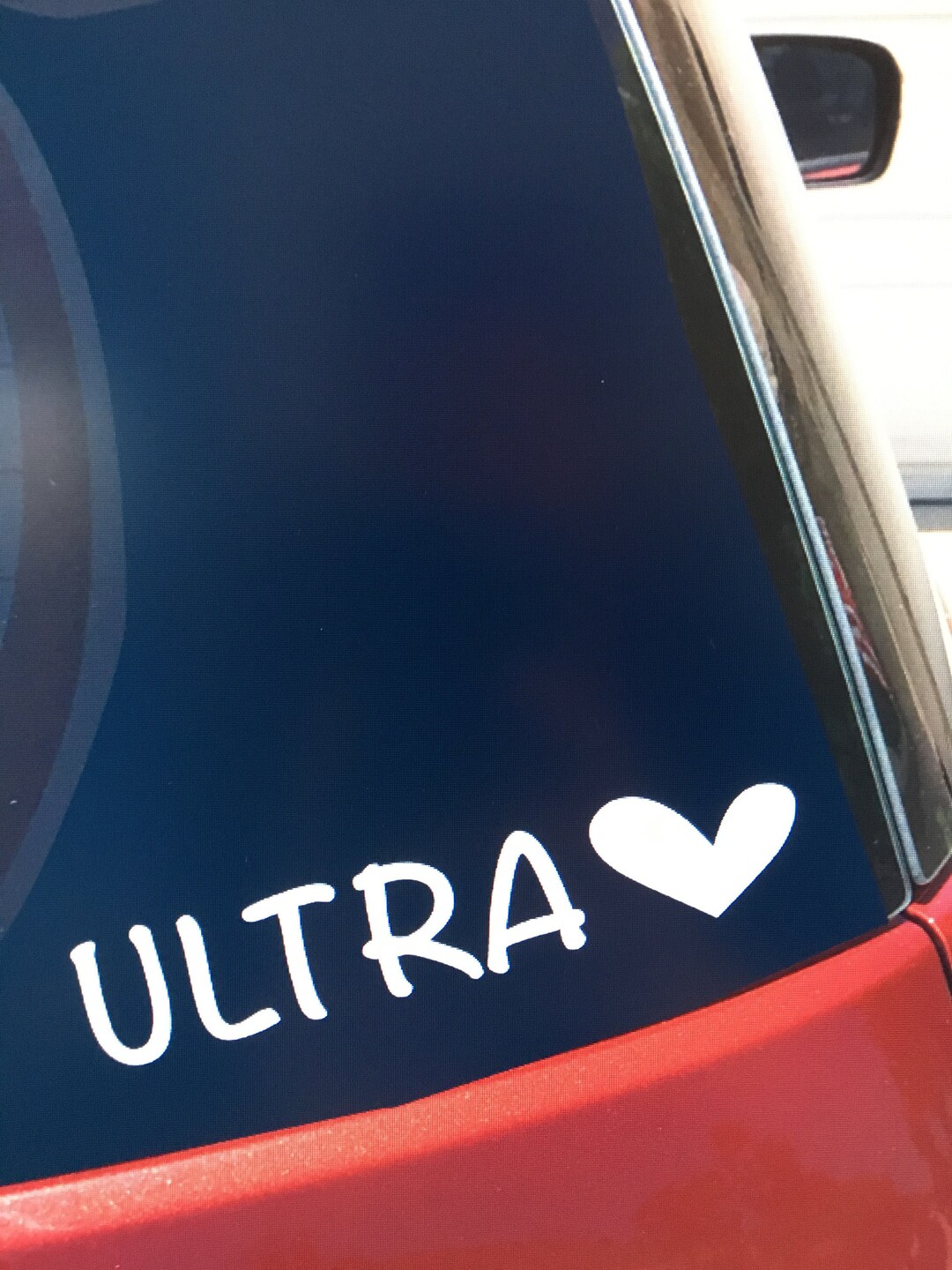 Ultra Decal, Ultra Running Vinyl Car Window Sticker - Etsy