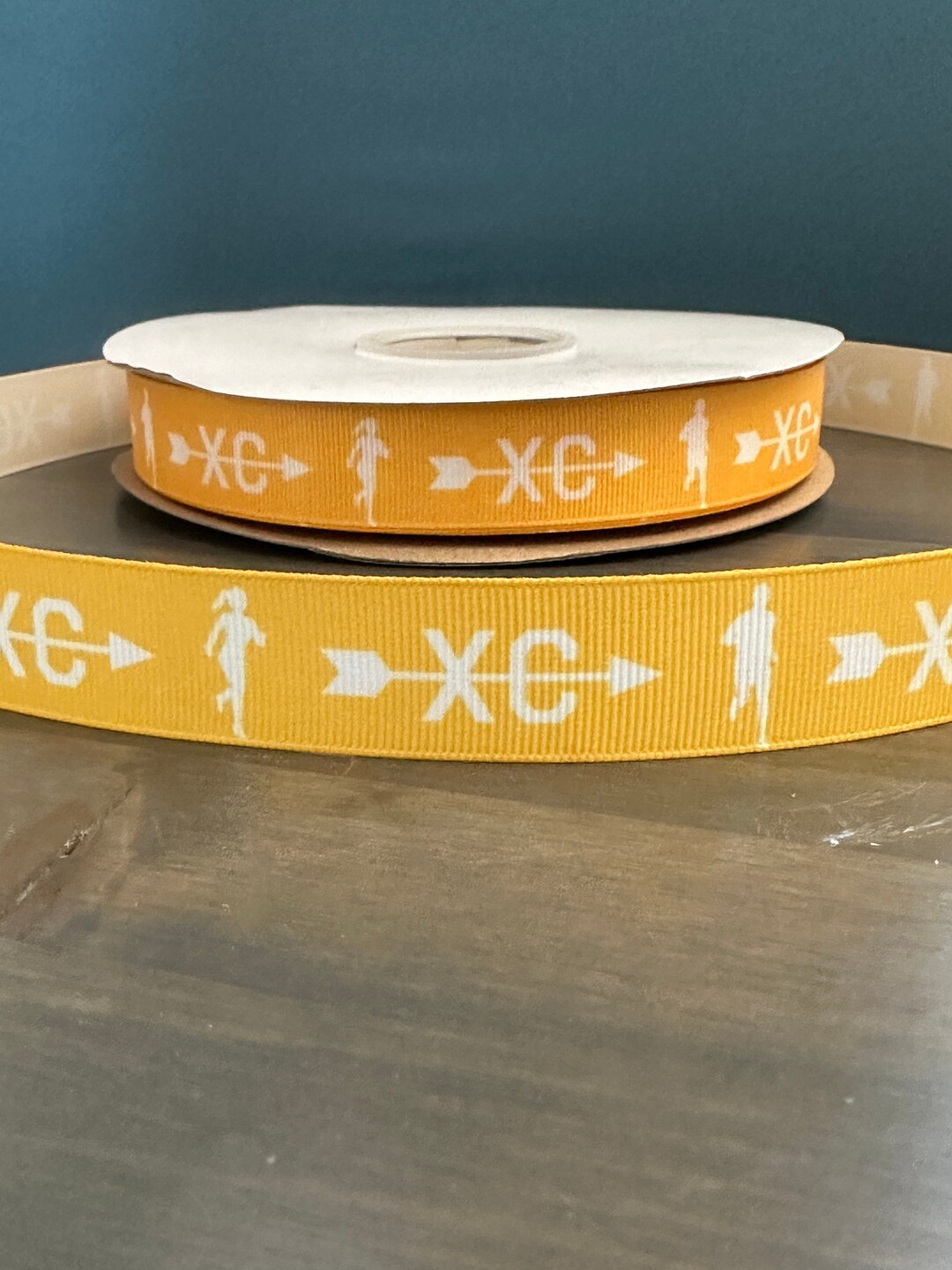 XC Boy and Girl Ribbon - Cross Country Ribbon in Golden Yellow and ...