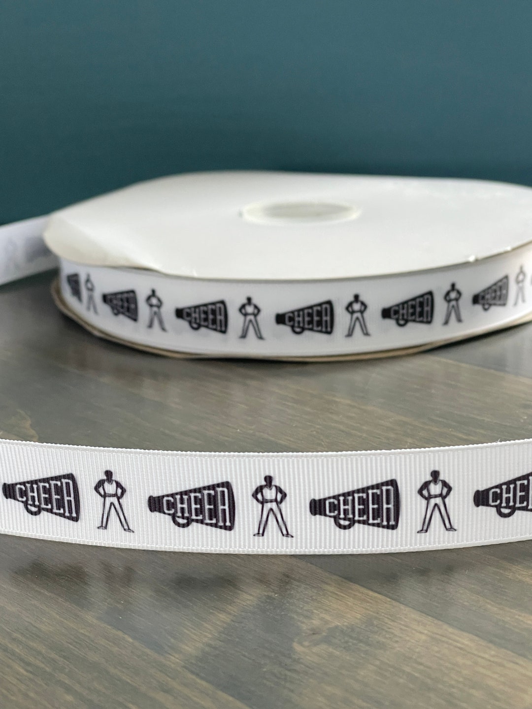 Male Cheerleader Ribbon, 7/8" Grosgrain Ribbon, 7/8" Ribbon That is ...