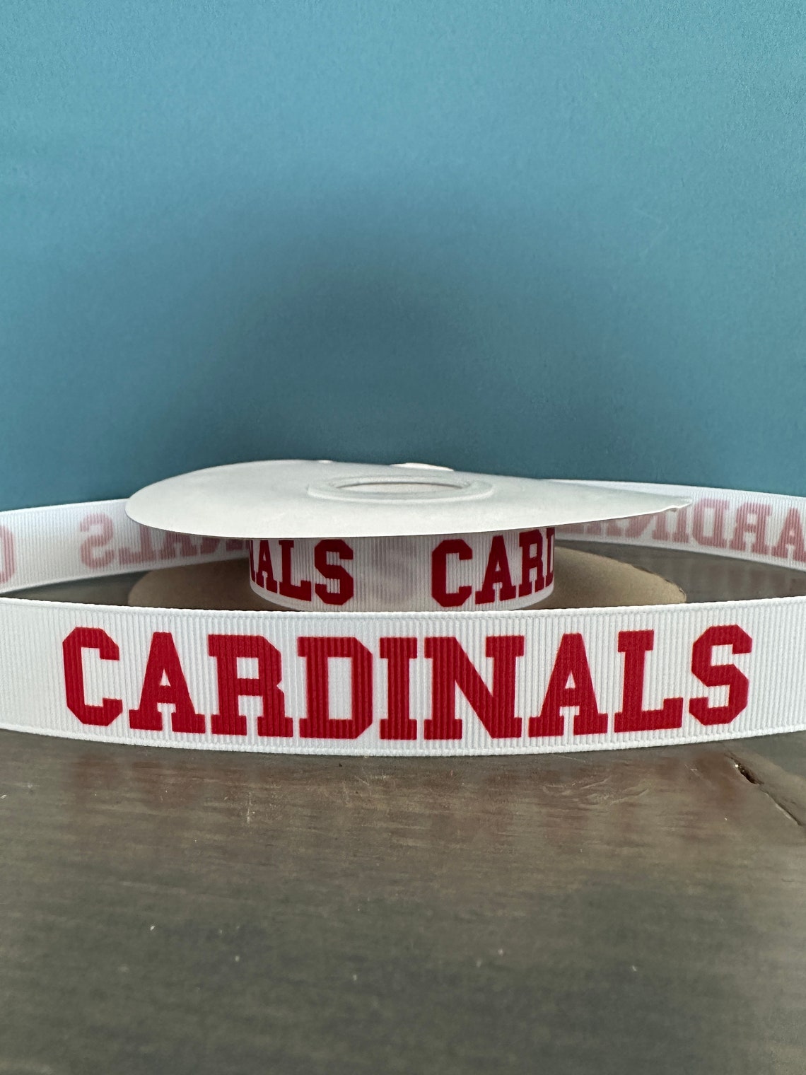 Cardinals Ribbon, 7/8” Grosgrain Ribbon, School Mascot Ribbon ...