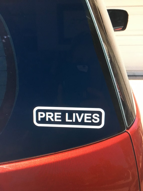 Pre Lives vinyl car window sticker Steve Prefontaine | Etsy