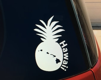 Aloha Vinyl Car Window Sticker Hawaii Decal | Etsy