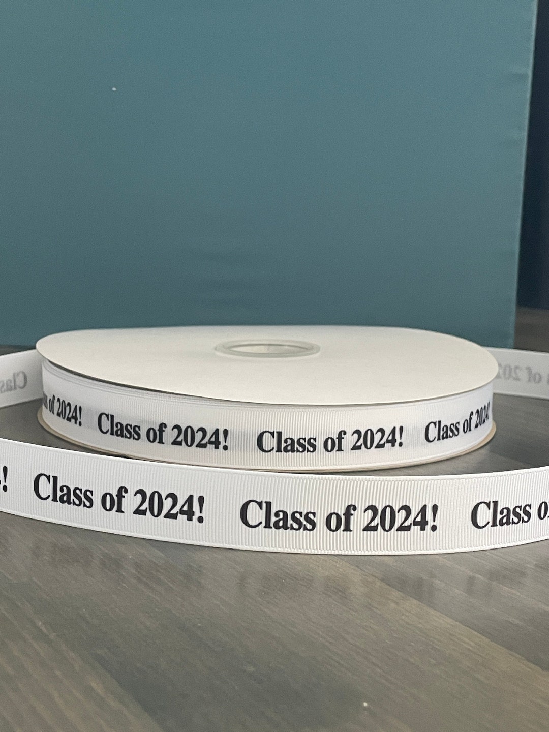Class of 2024 Ribbon, 7/8 Grosgrain, Graduation Grosgrain Ribbon, Class ...