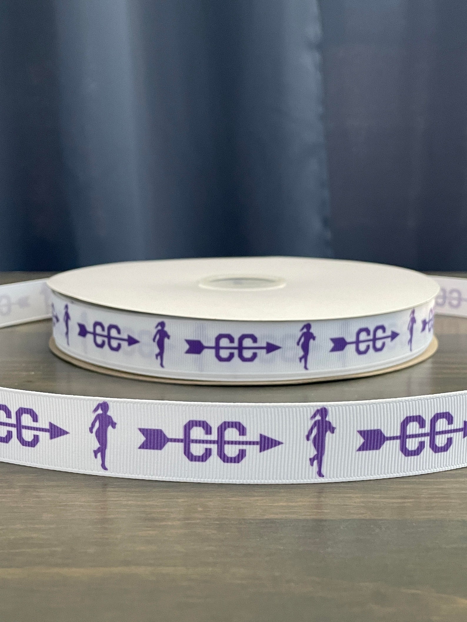 Cross Country Ribbon, 7/8" Ribbon for Bows, Various Color Options ...