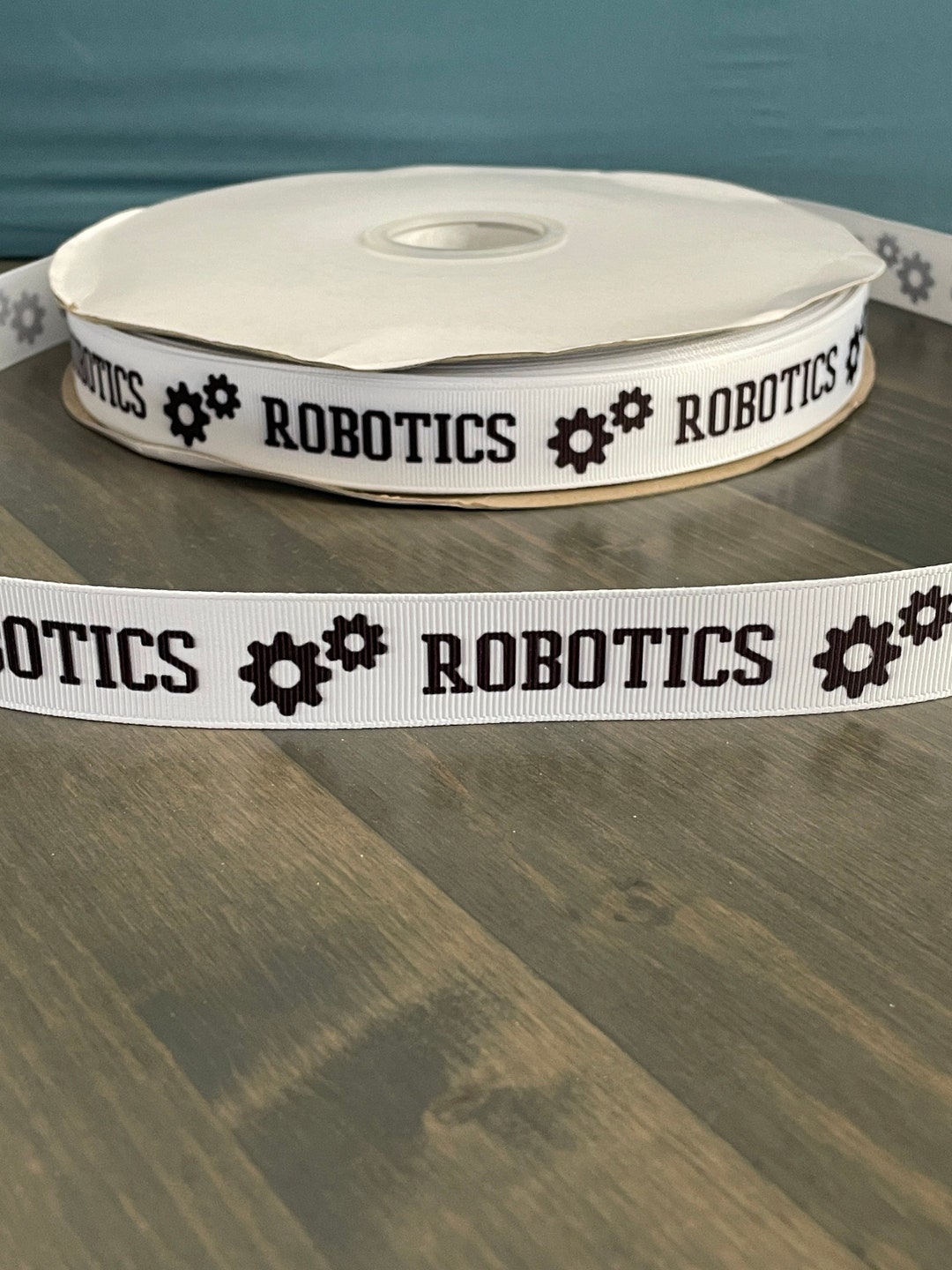 Robotics Ribbon, 7/8" Grosgrain Ribbon, Robotics Diy Craft Ribbon, Diy ...