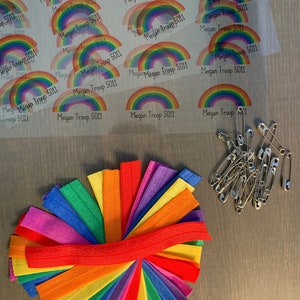 108 Swap Kits, Rainbows Personalized With Name and Troop #, Bridging ...