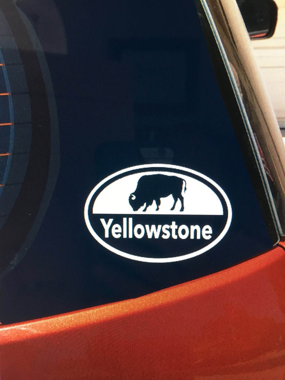 Yellowstone National Park (buffalo) Vinyl Car Window Decal/sticker - Etsy