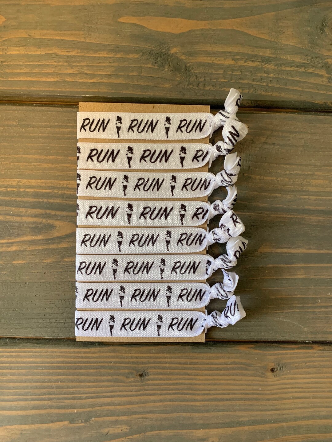 Run Hair Tie Bracelets, Set of 8 Elastic Hair Ties, Ultra Runner ...
