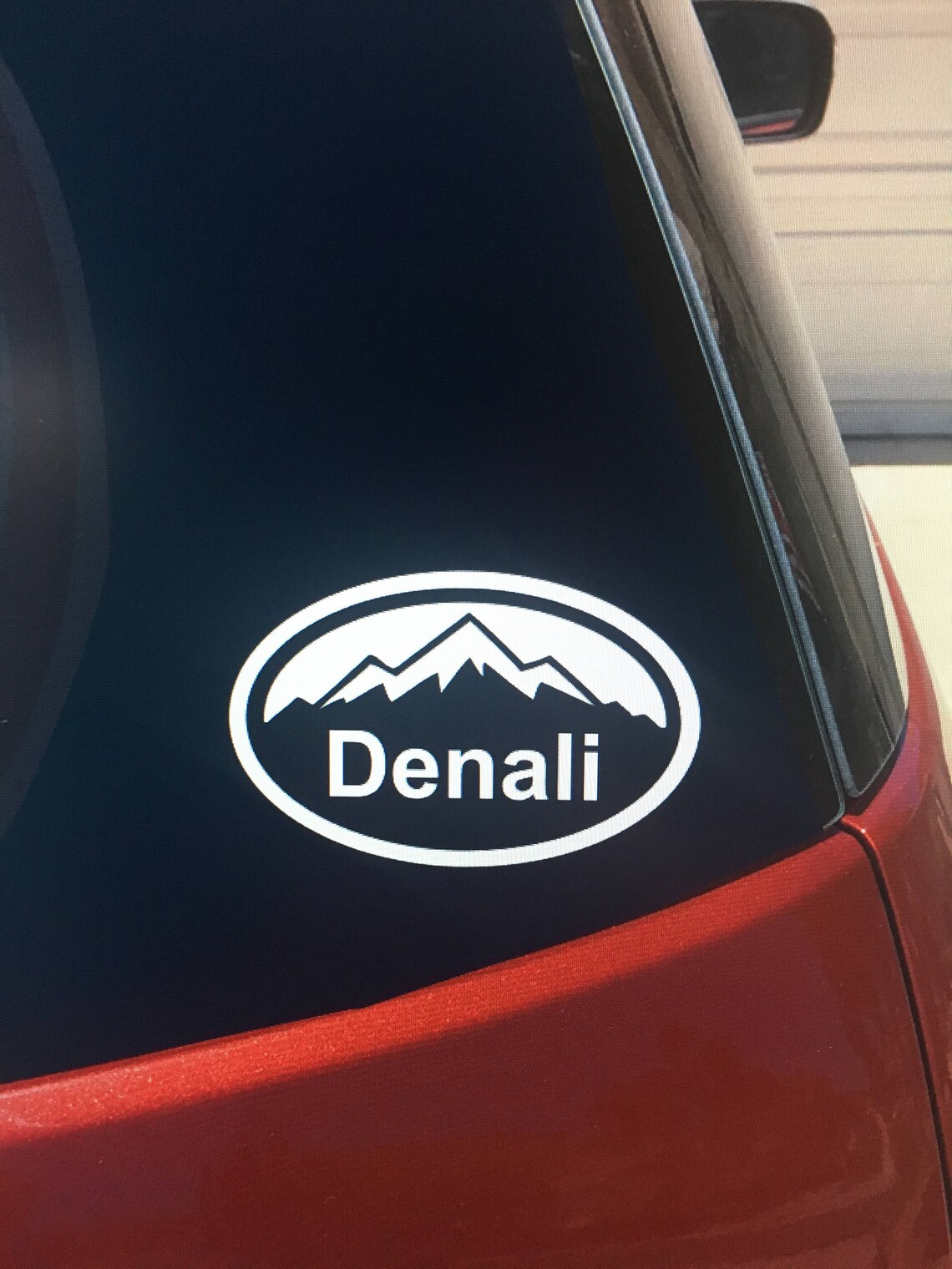 Denali Decal, National Park Car Sticker, Vinyl, Mt. Mckinley - Etsy