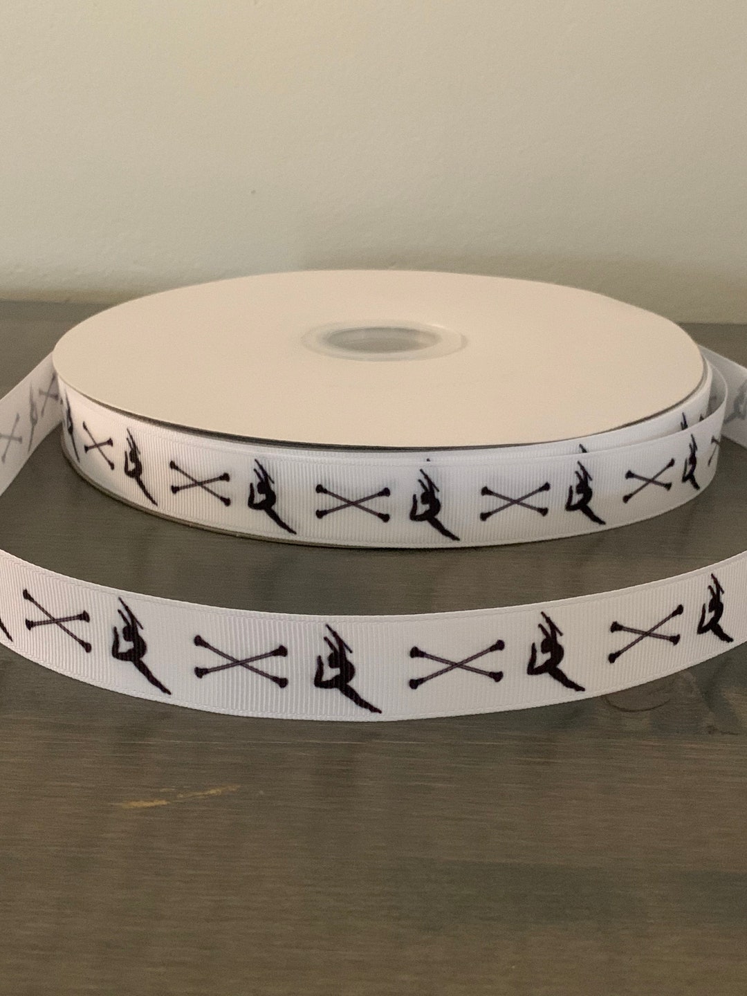 Baton Twirler Ribbon, 7/8" Grosgrain Ribbon, Marching Band Ribbon, Diy ...