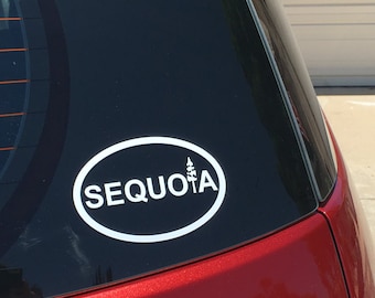 Sequoia Window Decal - Etsy