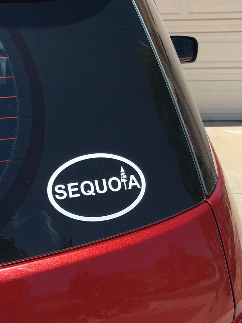 Sequoia Decal, Sequoia Car Window Vinyl Sticker - Etsy
