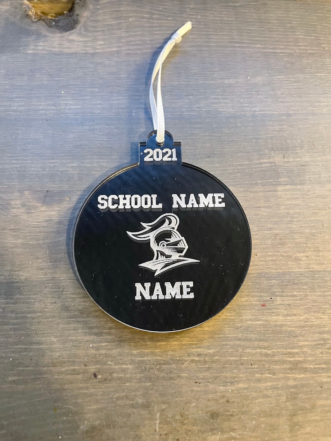 Knight Ornament, Knight School Mascot Ornament, School Ornament With ...