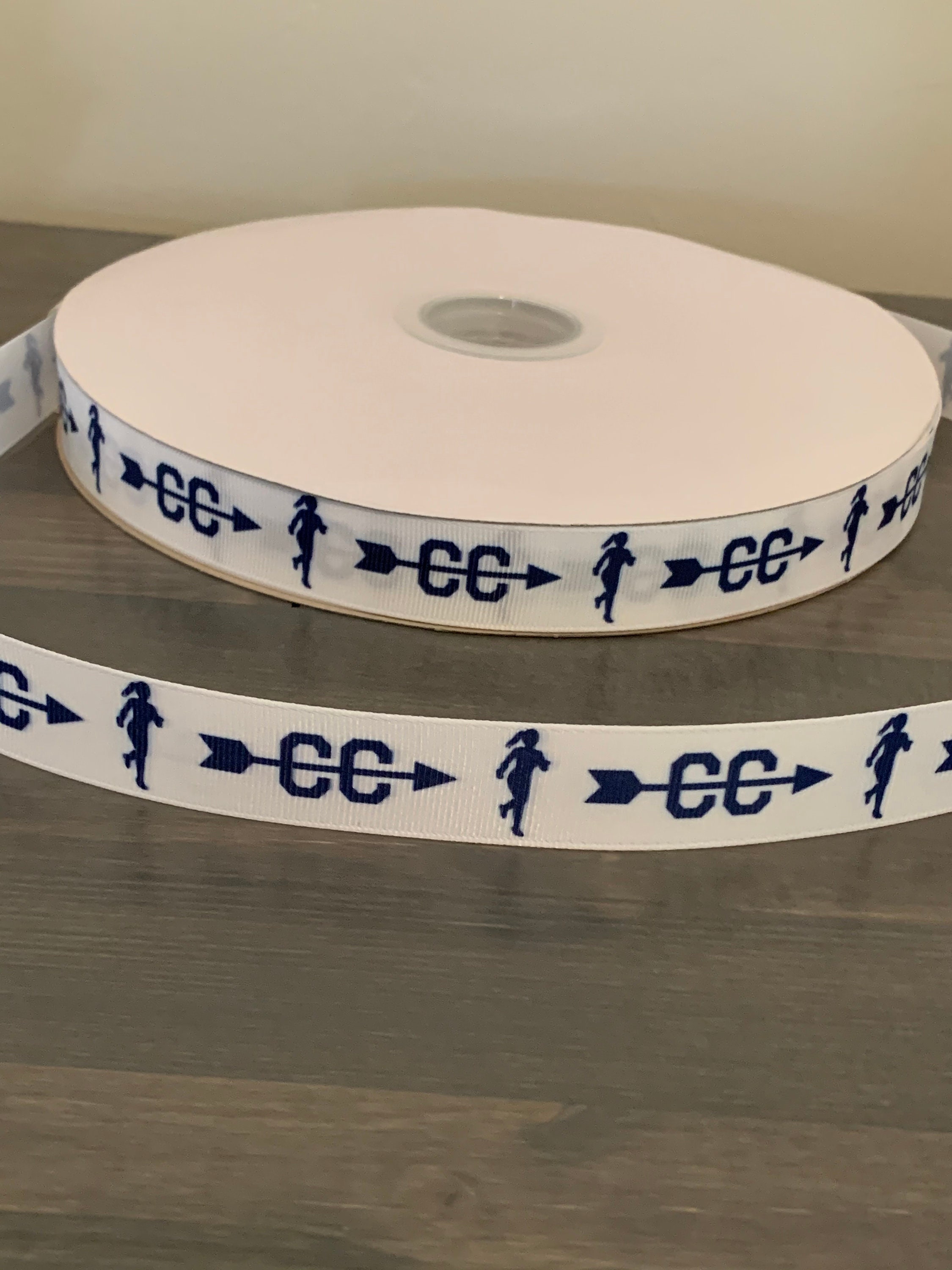 Cross Country Ribbon, 7/8" Ribbon for Bows, Various Color Options ...