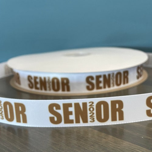 2023 Senior Ribbon in Gold Senior Class of 2023 Ribbon - Etsy