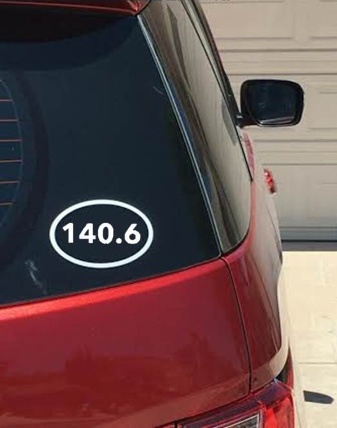 140.6 Vinyl Car Window Decal, Triathlon Sticker, Triathlon Decal, 140.6 ...