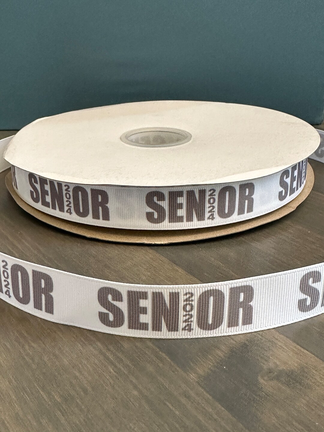 2024 Senior Ribbon in Silver, Silver Senior Class of 2024 Ribbon, 7/8 ...