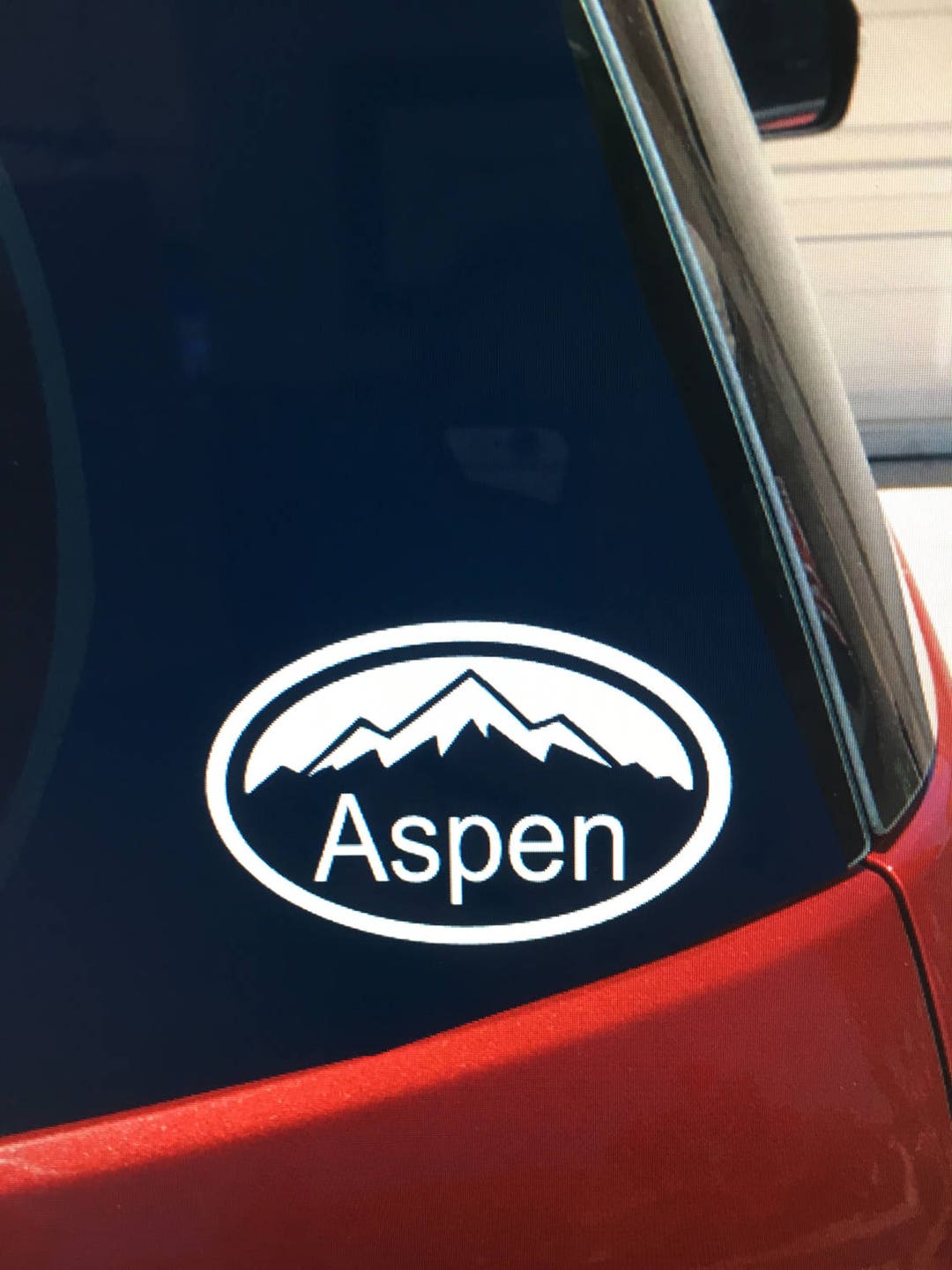 Aspen, Colorado Vinyl Car Window Sticker - Etsy