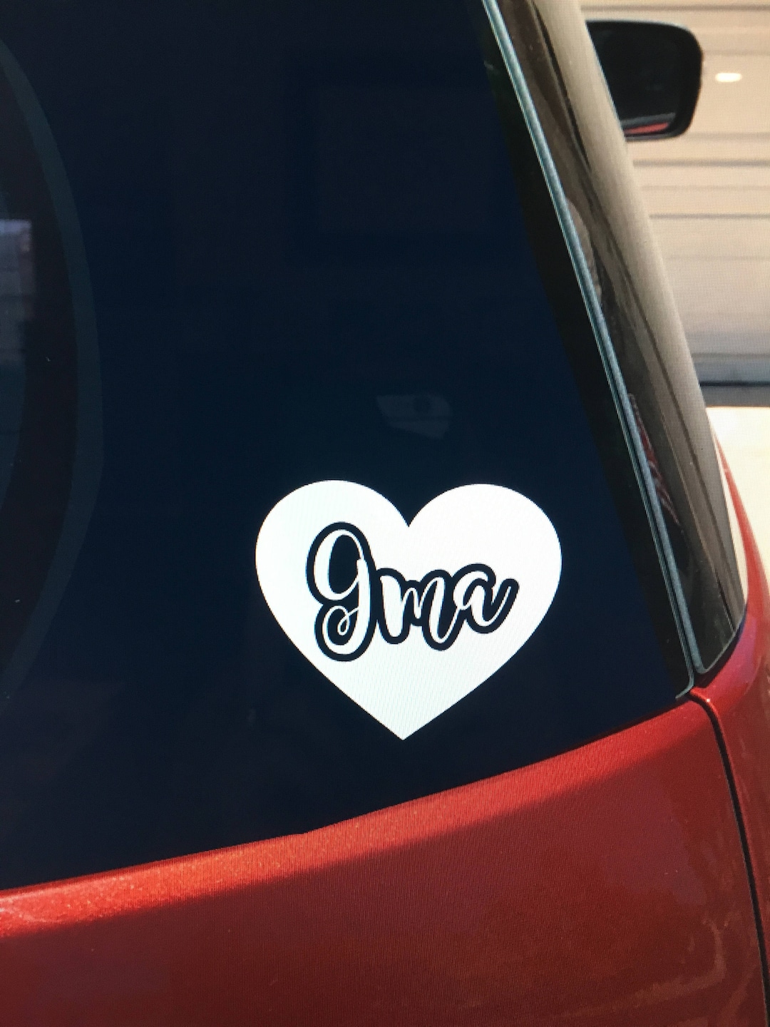 Gma Sticker, Gma Vinyl Car Window Decal, Grandma - Etsy