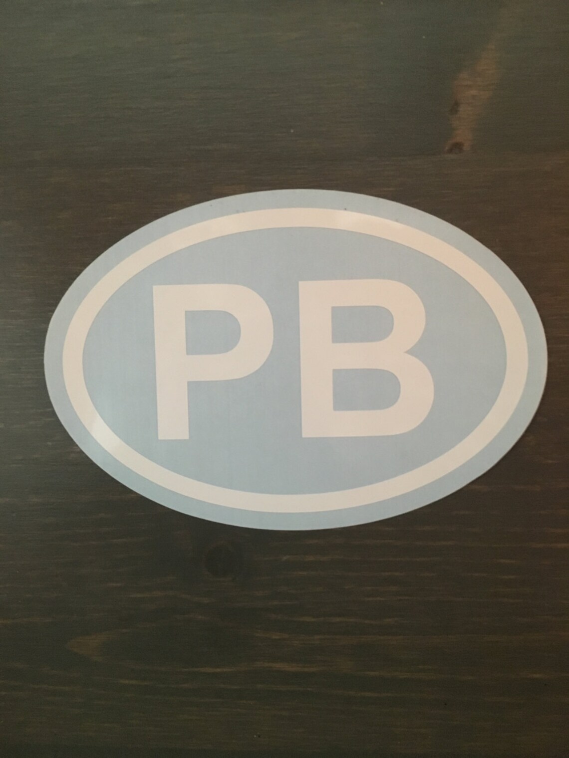 PB Pacific Beach vinyl car window decal | Etsy