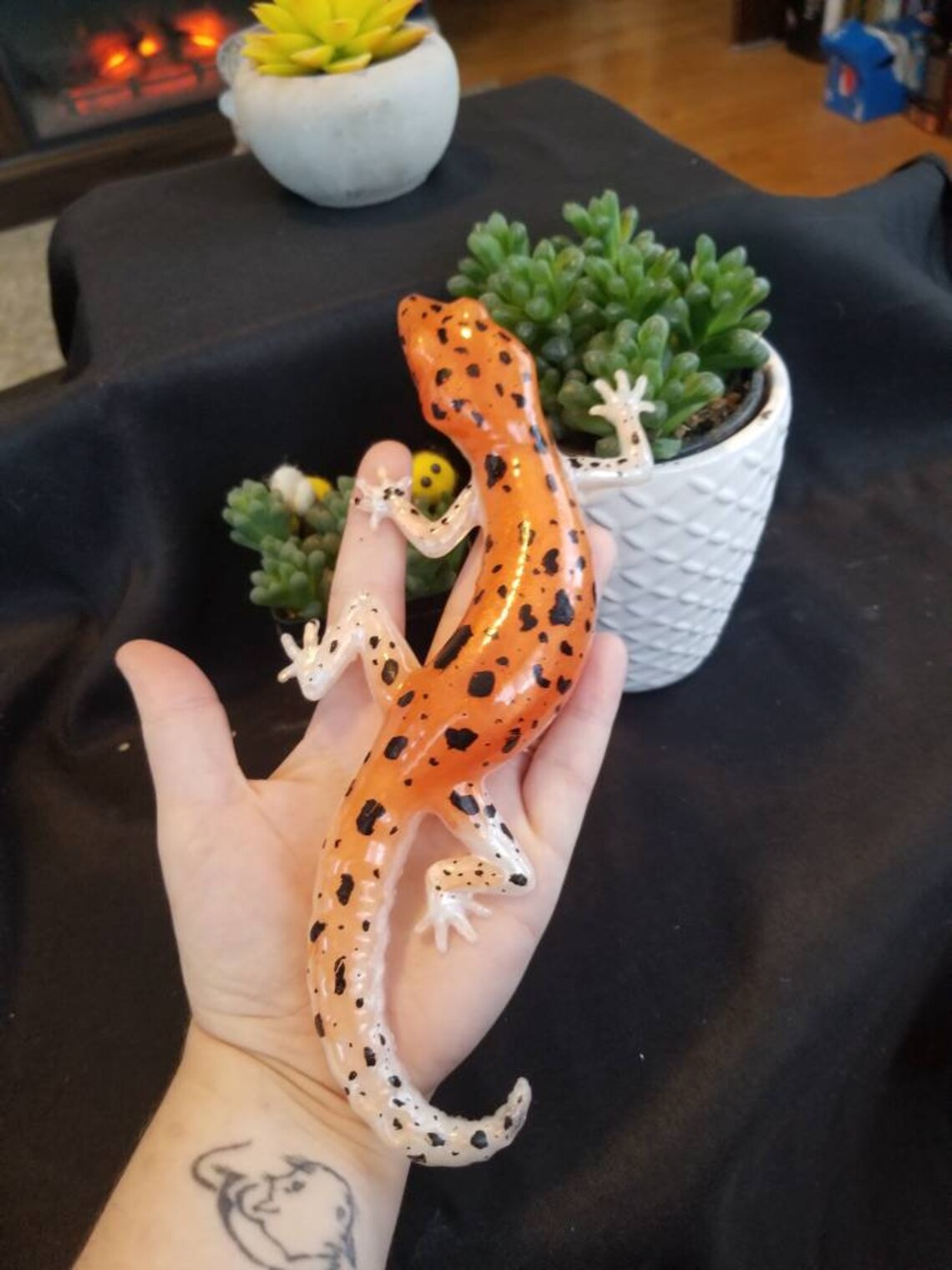 Resin Leopard Gecko - Etsy