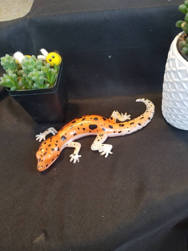 Resin Leopard Gecko - Etsy