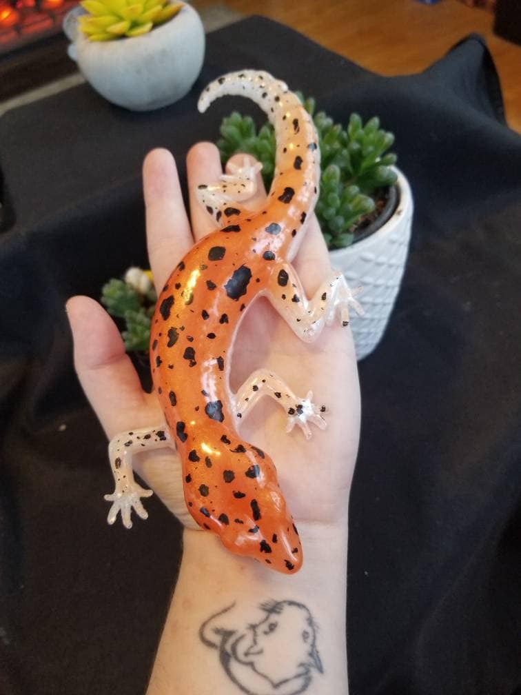 Resin Leopard Gecko - Etsy