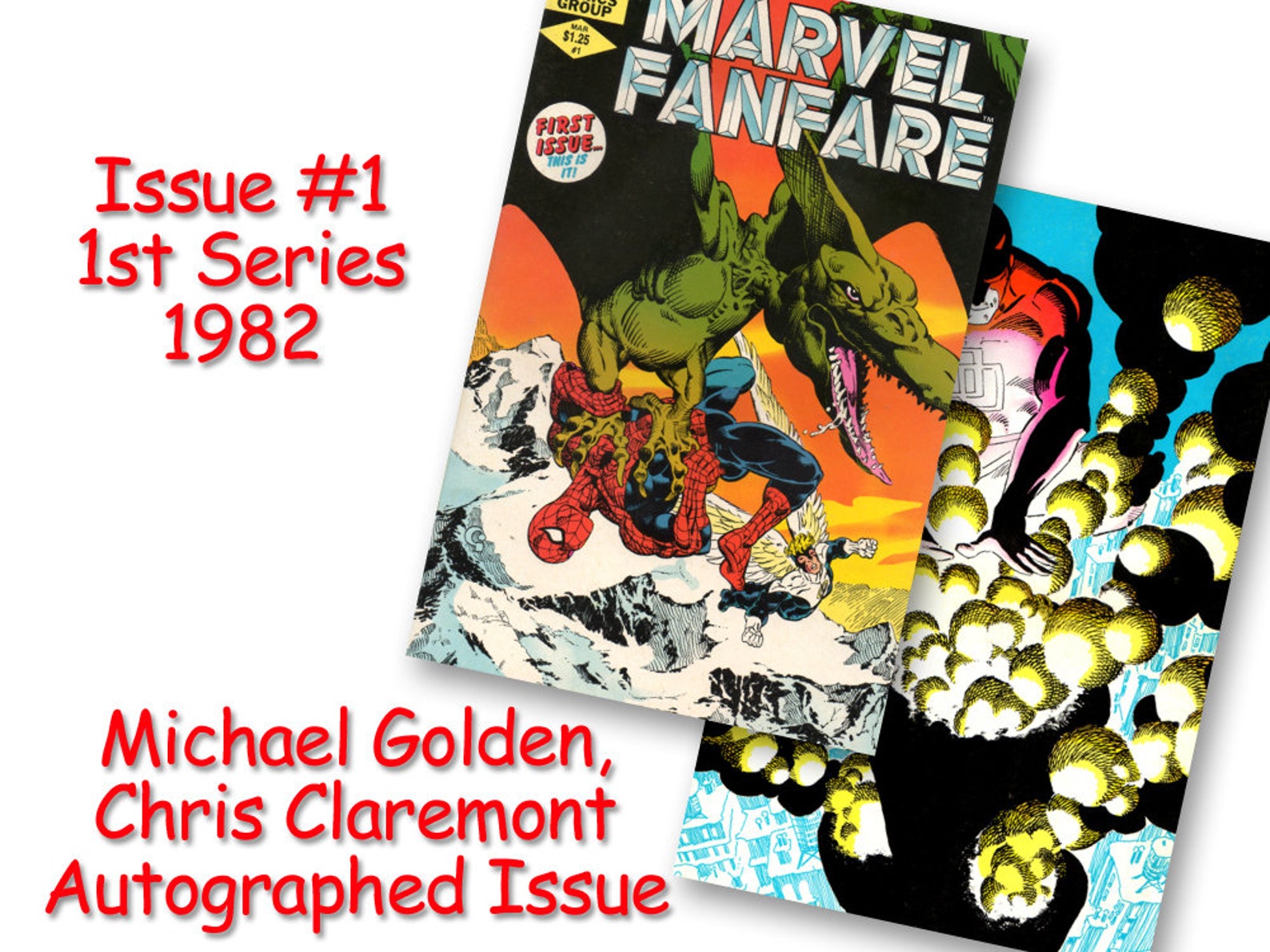 Autographed 1st Issue, Marvel Comics, Signed Collectible, Spiderman ...