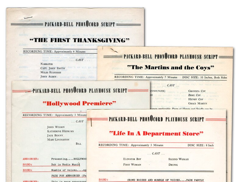 Vintage Radio Script, Home Recording, Packard-bell, Vintage Advertising ...