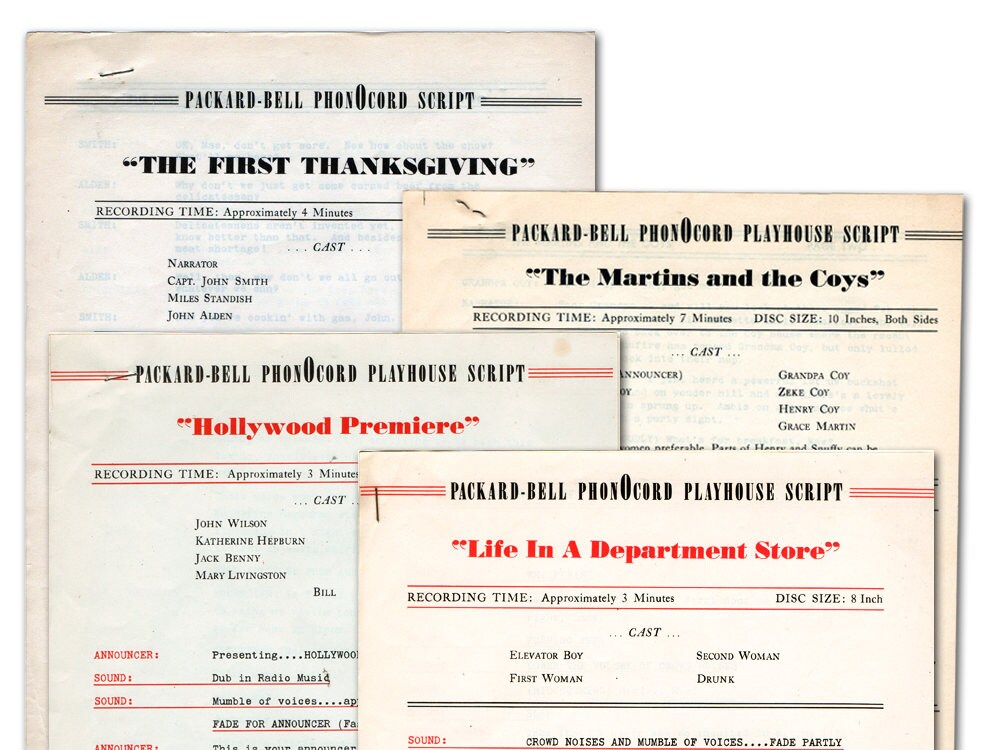 Vintage Radio Script, Home Recording, Packard-bell, Vintage Advertising ...