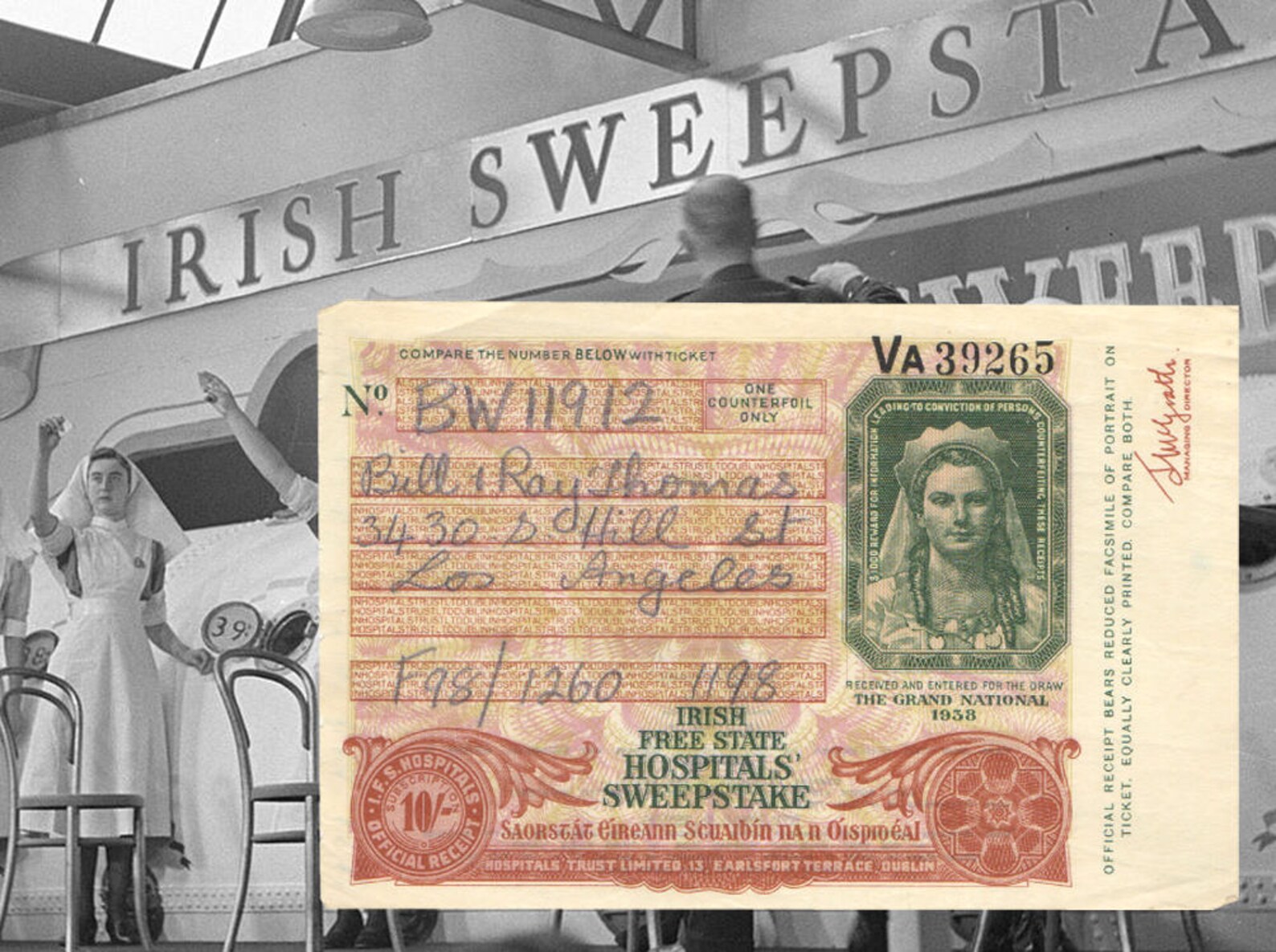 Irish Sweepstake Ticket, Ireland, Horses, Horse Racing, Gambling ...