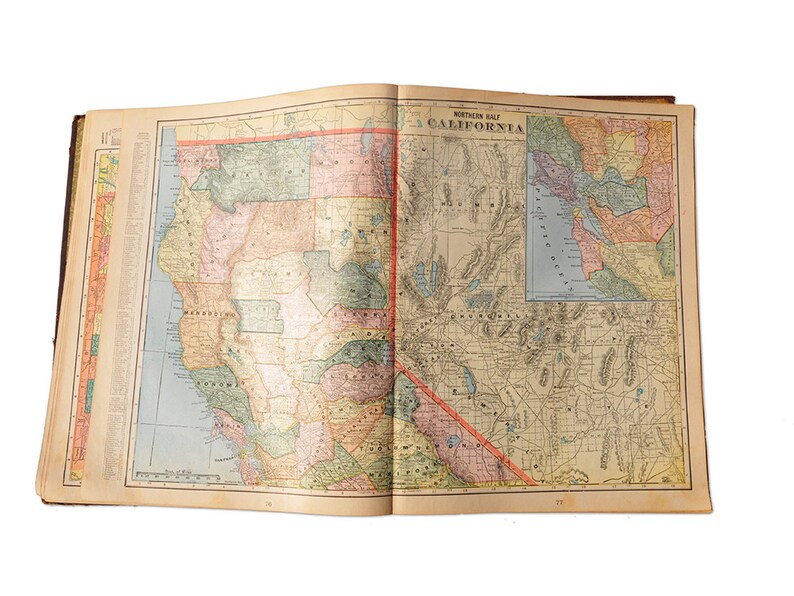 1902 Cram's Superior Atlas, Antique Maps, World Maps, Vintage World ...