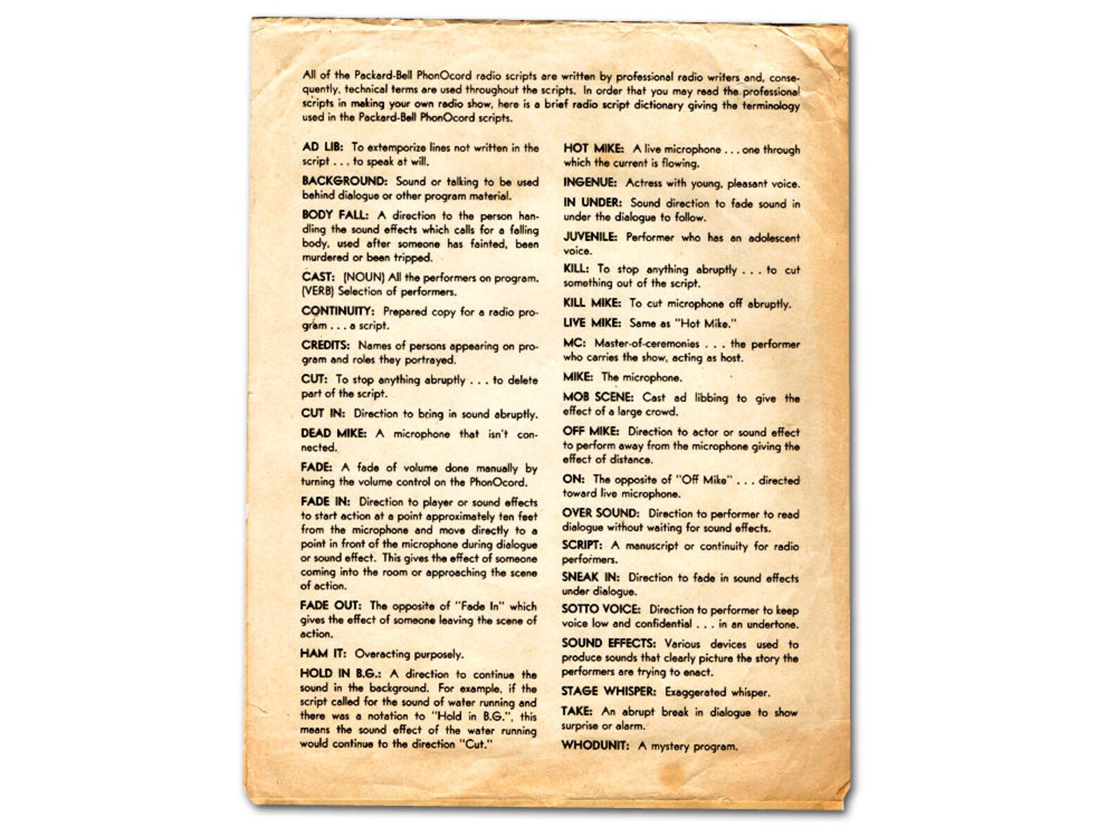 Vintage Radio Script, Home Recording, Packard-bell, Vintage Advertising ...