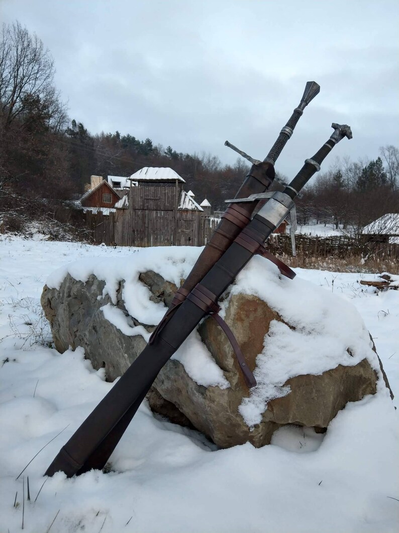 Witcher Inspired LARP and Cosplay Foam Swords With Scabbard - Etsy