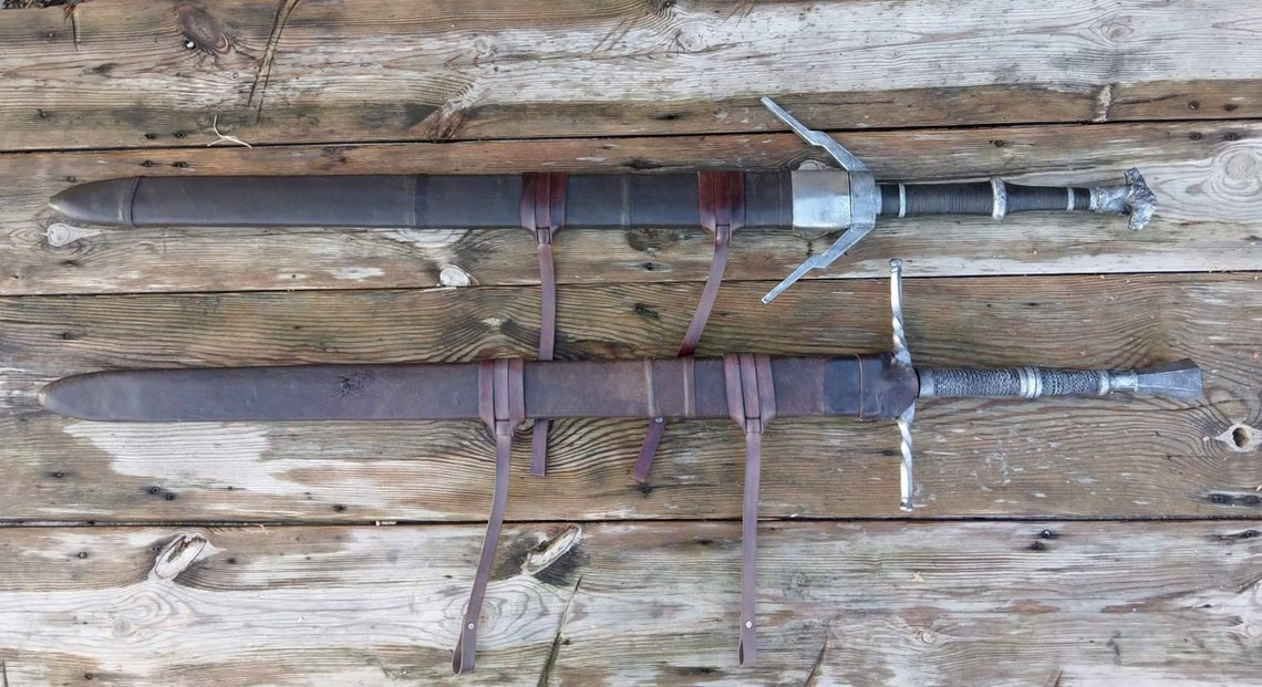 Witcher Inspired LARP and Cosplay Foam Swords With Scabbard - Etsy