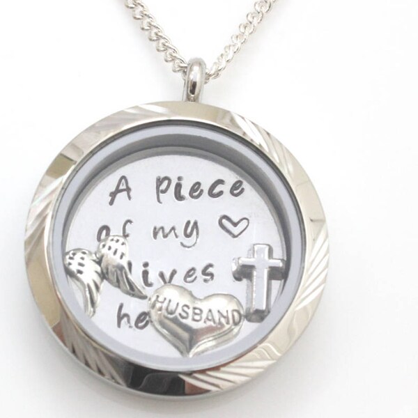 Loss of Husband Necklace - Etsy