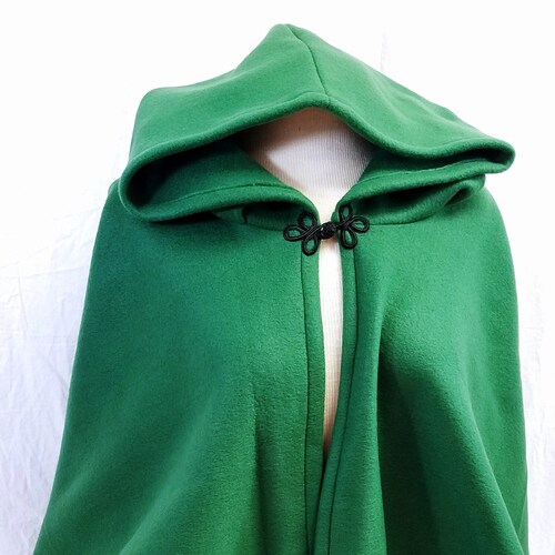 Short Fleece Cloak Camel Tan Full Circle Cloak Cape With Hood | Etsy