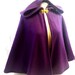 Purple Cloak, Short Full Circle Fleece Cloak With Hood, Royal Purple ...