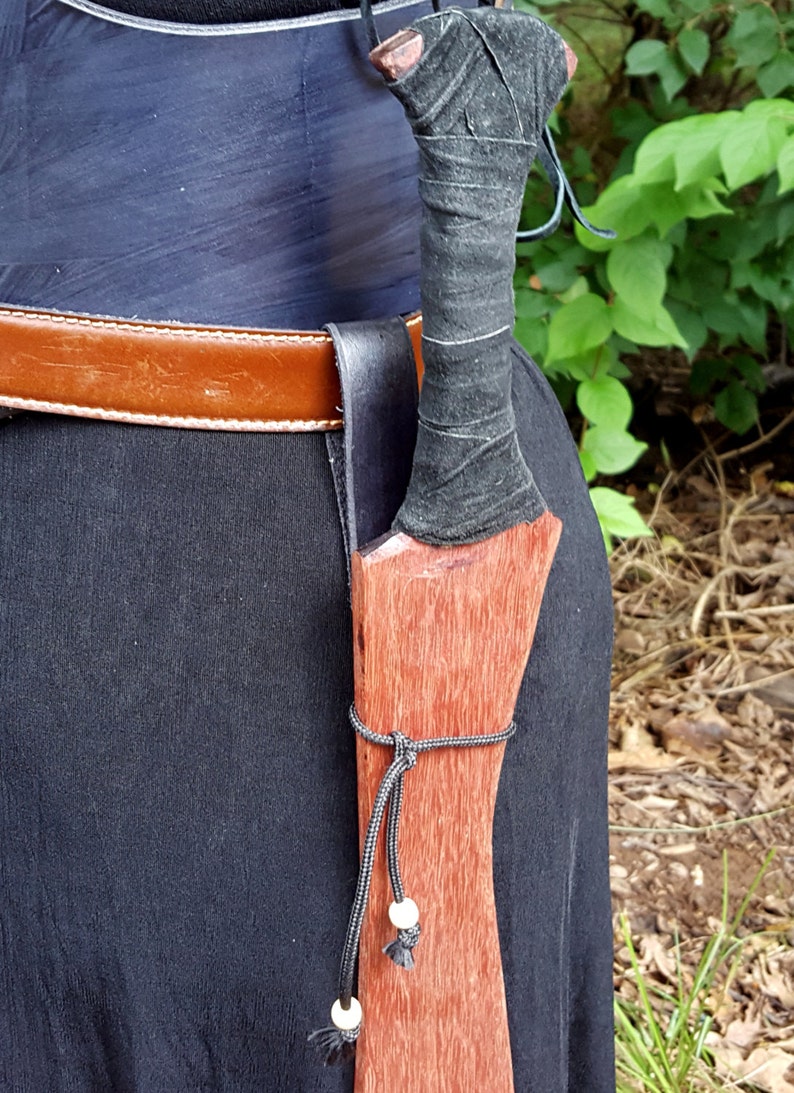 Leather Frog Leather Utility Belt Strap With Tie for Odd - Etsy