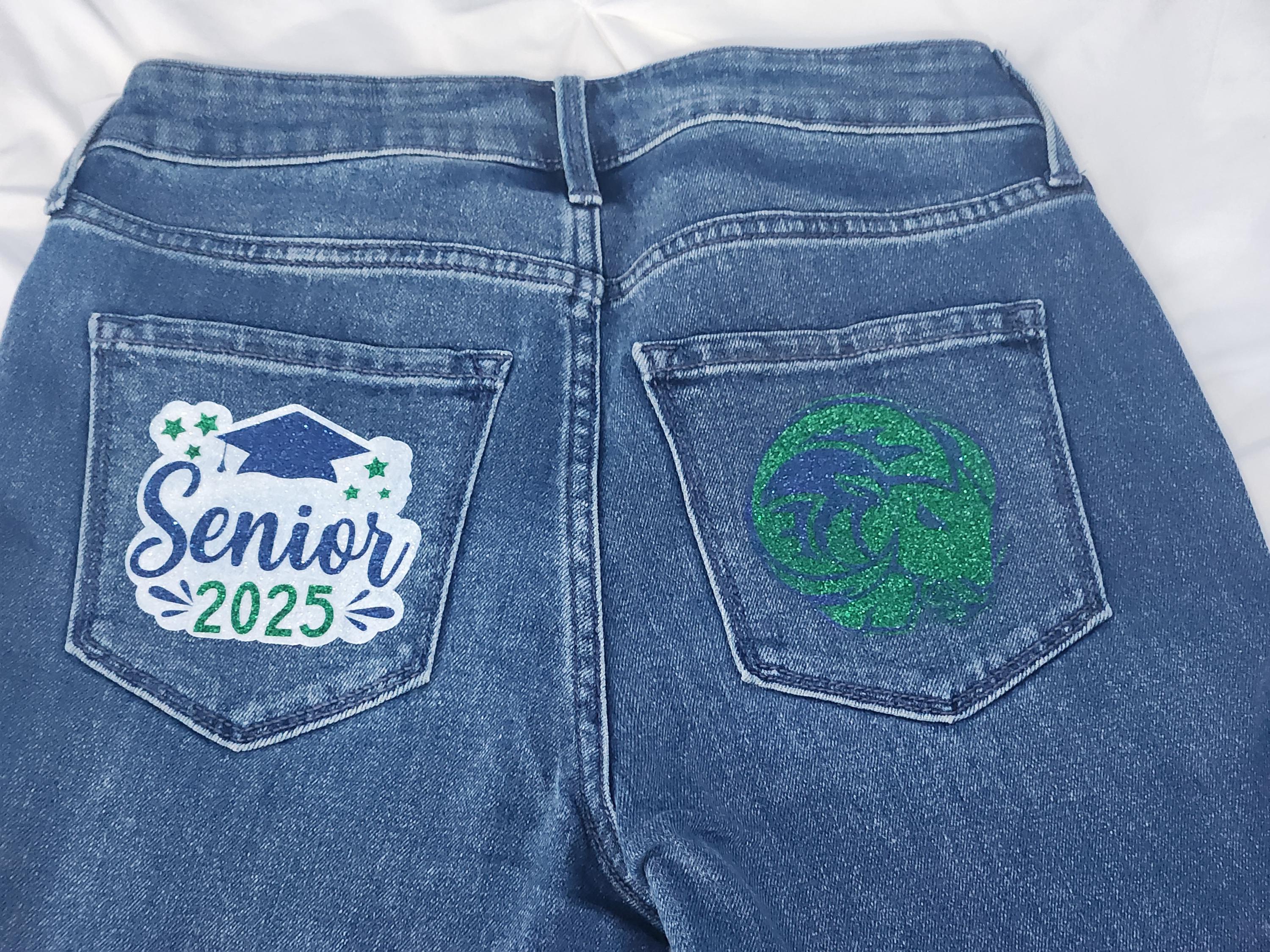Custom Senior Jeans, Homecoming, Photo Shoot, College Jeans, Spirit ...