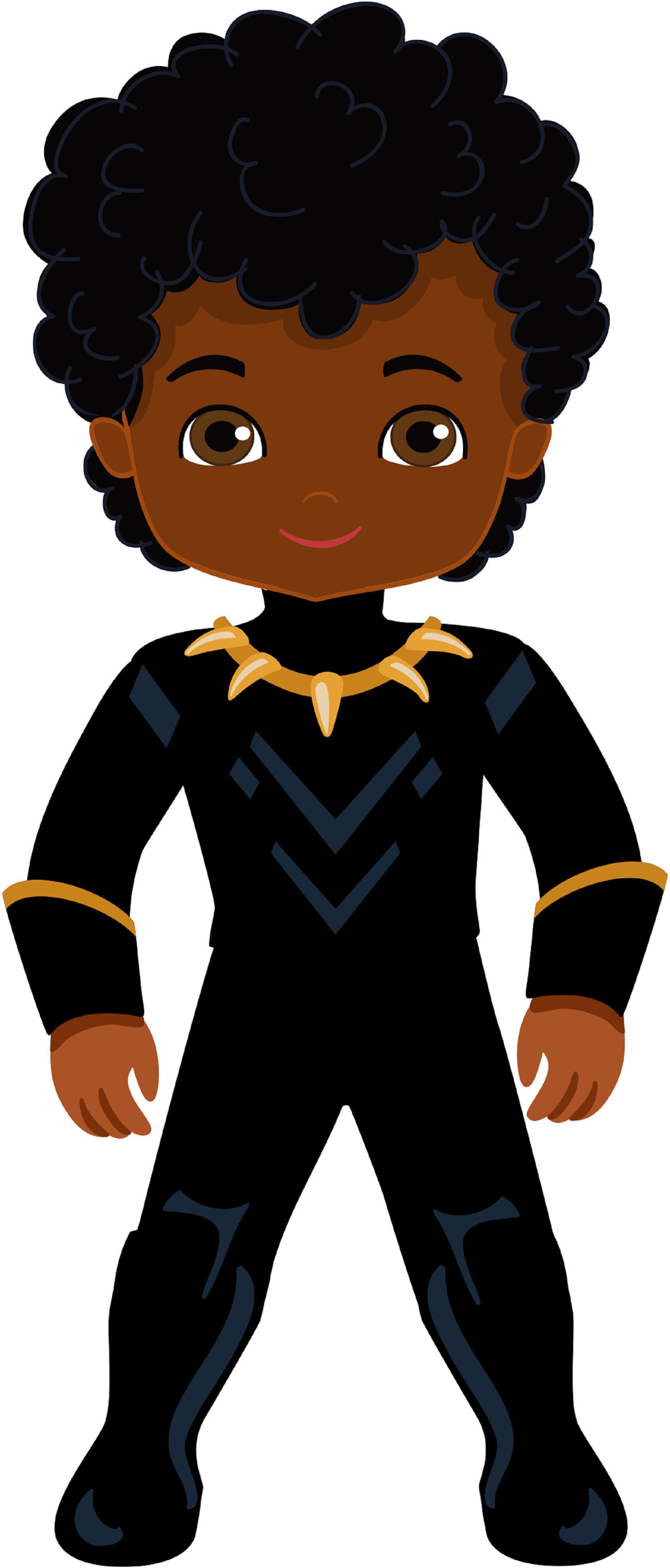10 Boy Panther African American Male Superhero Stickers for - Etsy