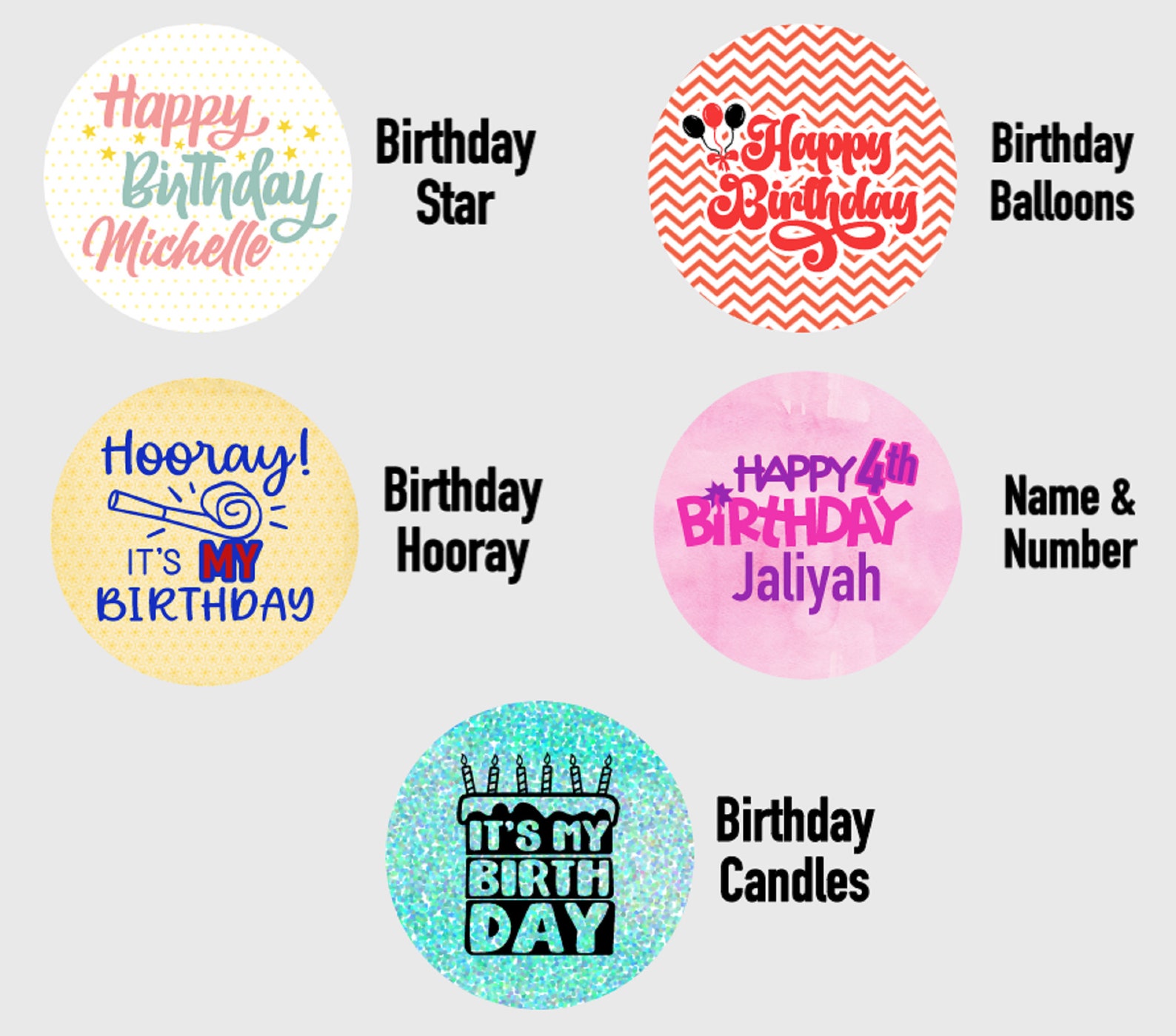 3 Inch Happy Birthday Button, Free Shipping Too. - Etsy