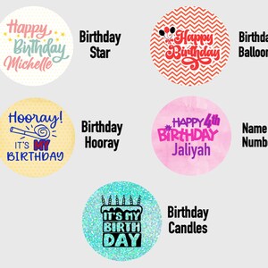 3 Inch Happy Birthday Button, Free Shipping Too. - Etsy