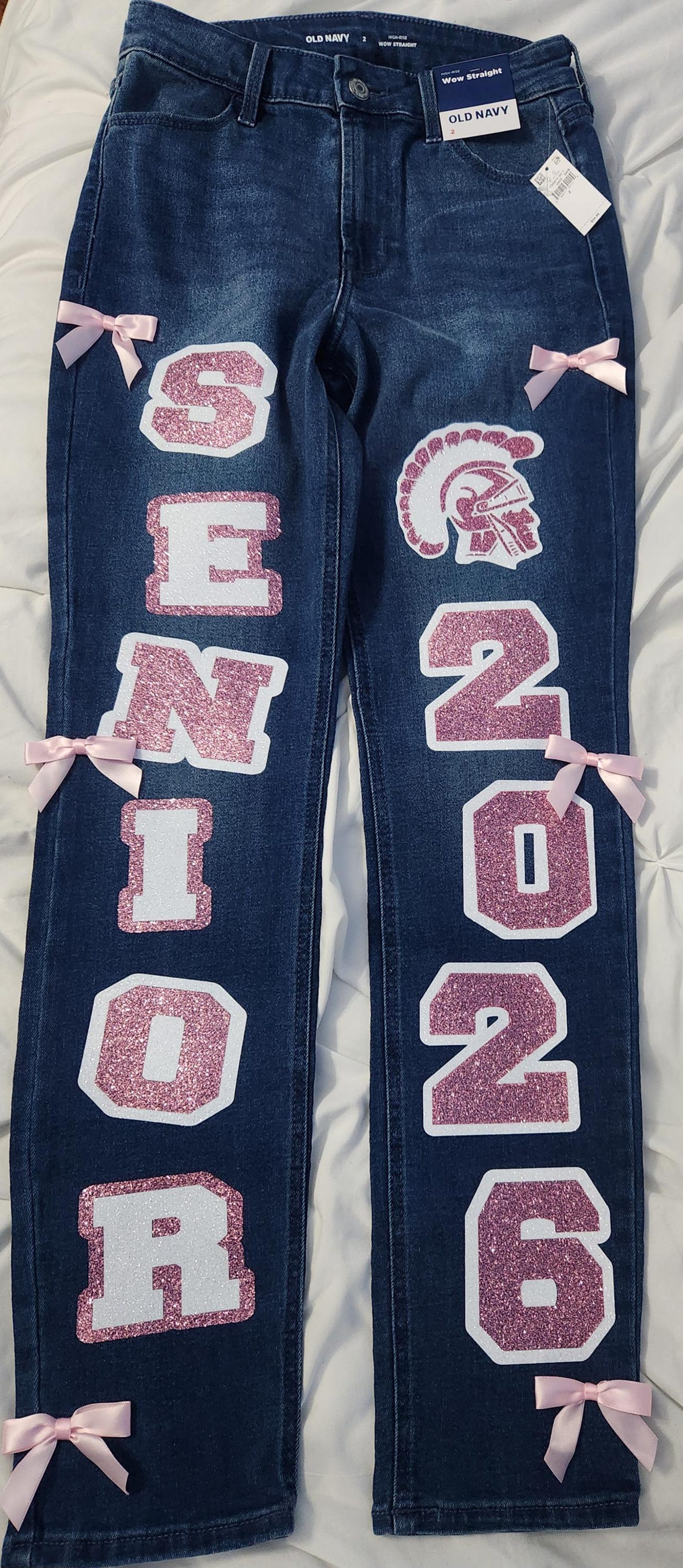 Custom Senior Jeans, Homecoming, Photo Shoot, College Jeans, Spirit ...