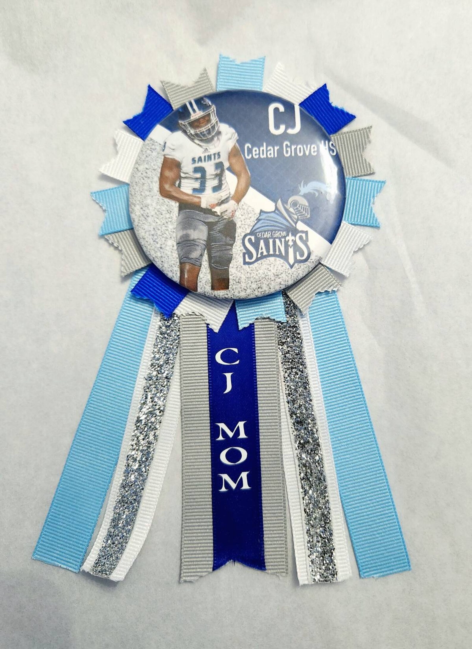 3 Inch Brag Button Team Sport Spirit Graduation - Etsy