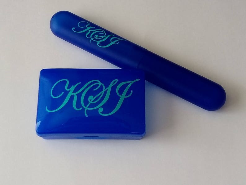 Personalized Toothbrush and Soap Holder/case Gift Birthday - Etsy
