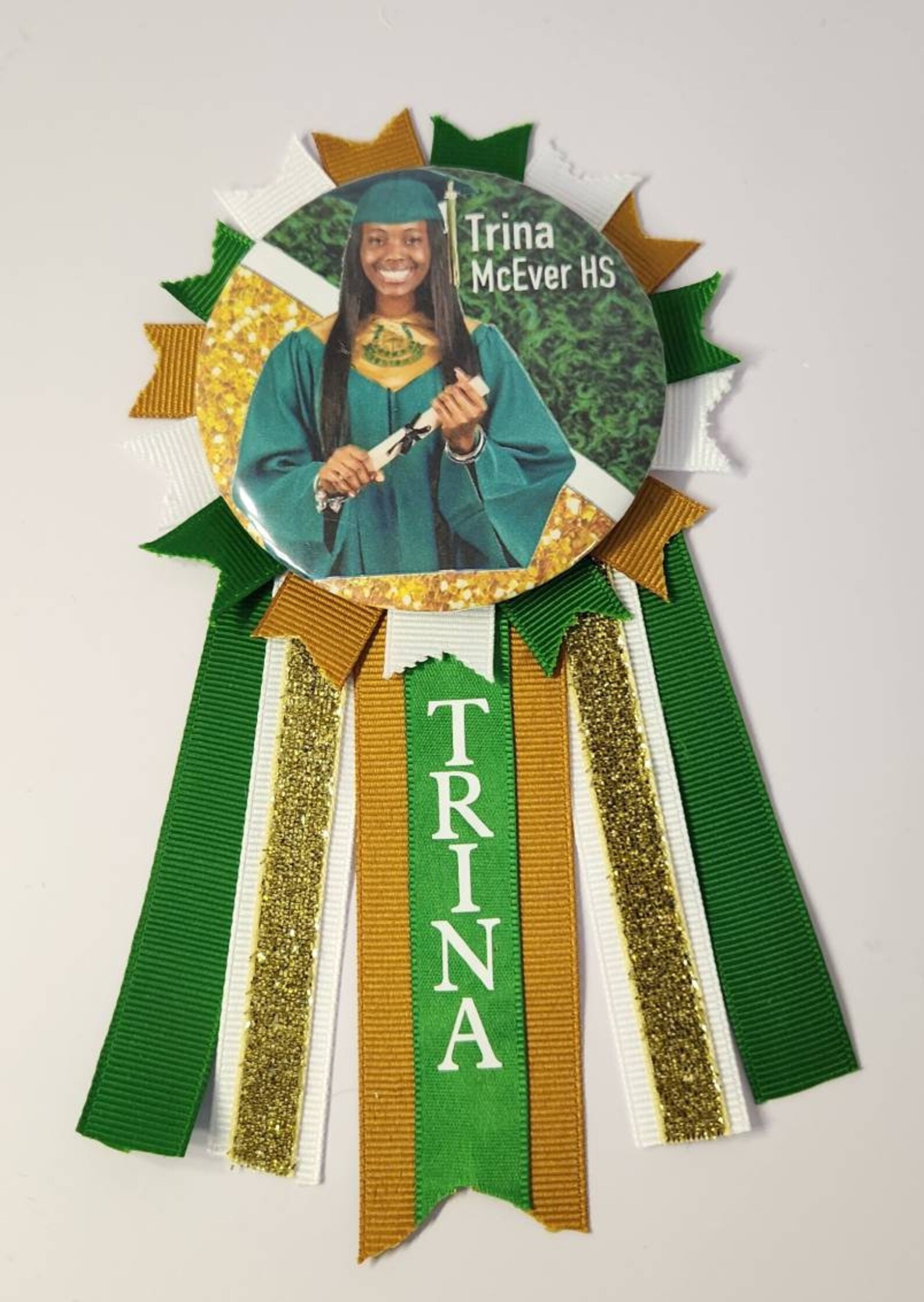 3 Inch Brag Button Team Sport Spirit Graduation - Etsy