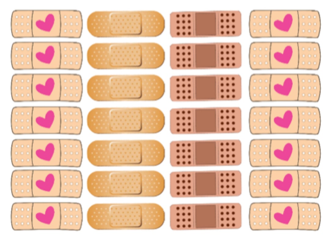 Band-aid Stickers for All of Lifes' Little Boo Boos. Use in Planners ...